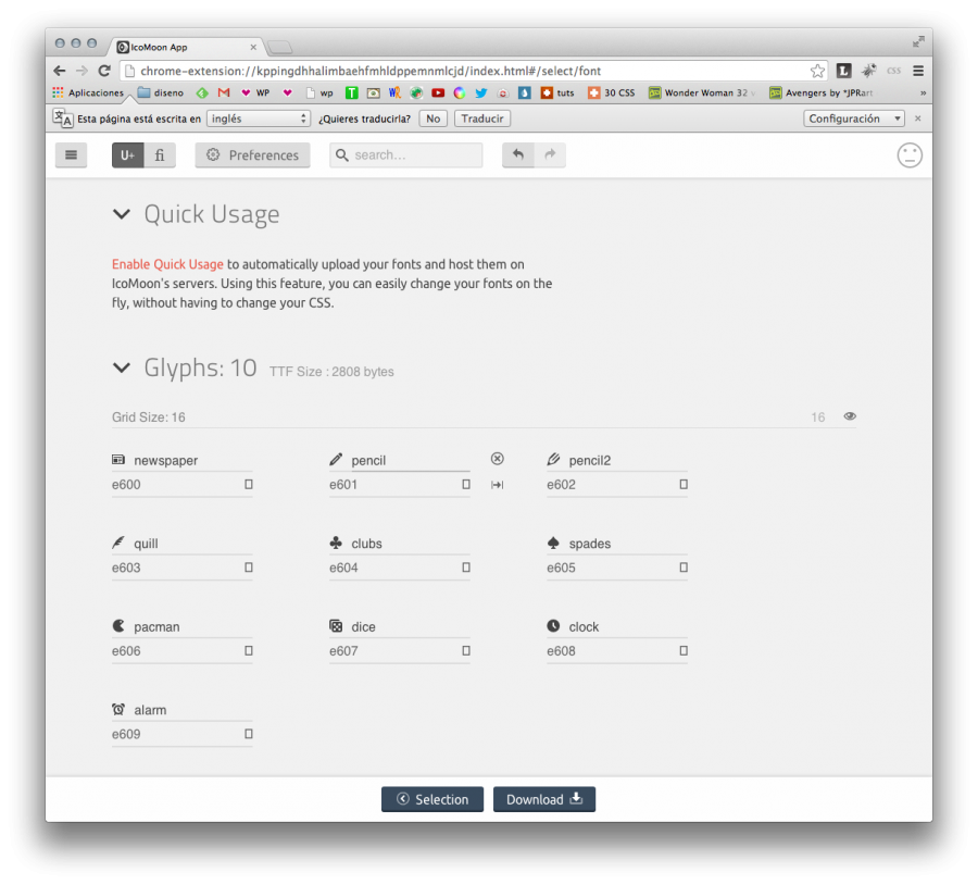 Icomoon: descarga y/o crea iconos, además de convertirlos en fuentes ...
