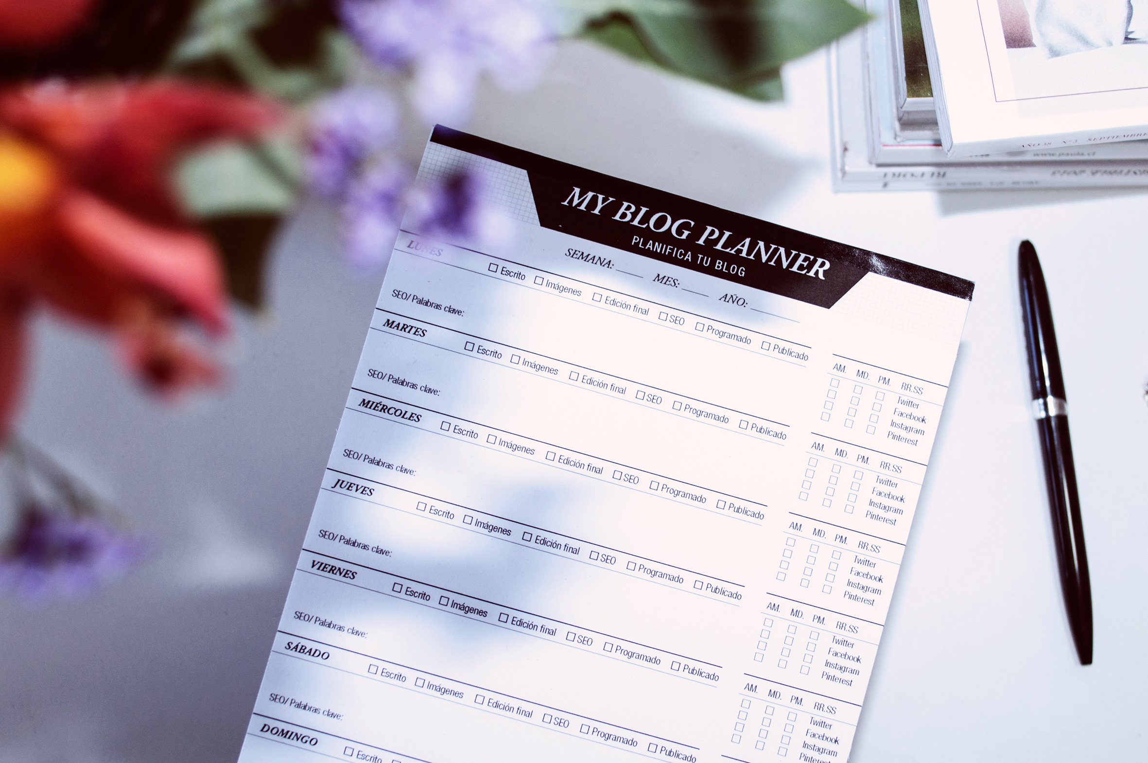 #Concurso: Gana una #MyBlogPlanner, la libreta diseñada para bloggers ...