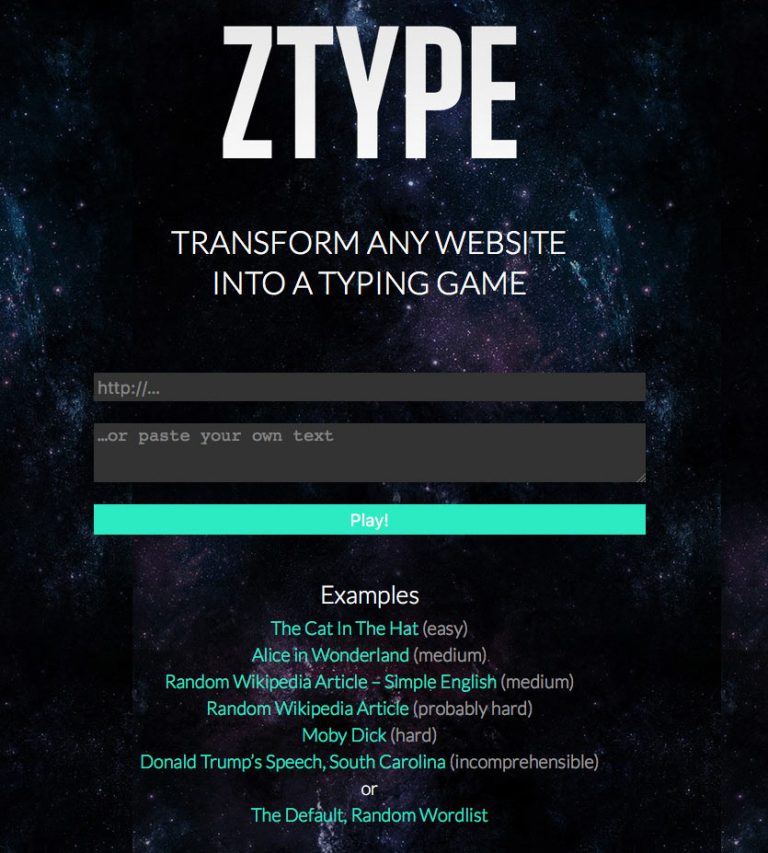 Ztype: un juego adictivo que te hará tipear como loco - GeekandChic