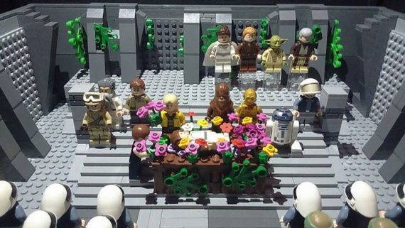 Un homenaje en lego a la partida de Carrie Fisher, Princesa Leia ...