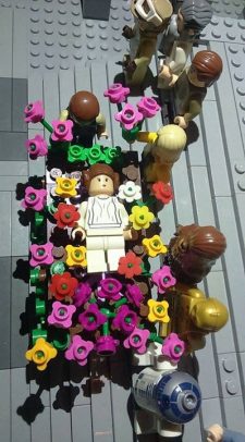 Un homenaje en lego a la partida de Carrie Fisher, Princesa Leia ...