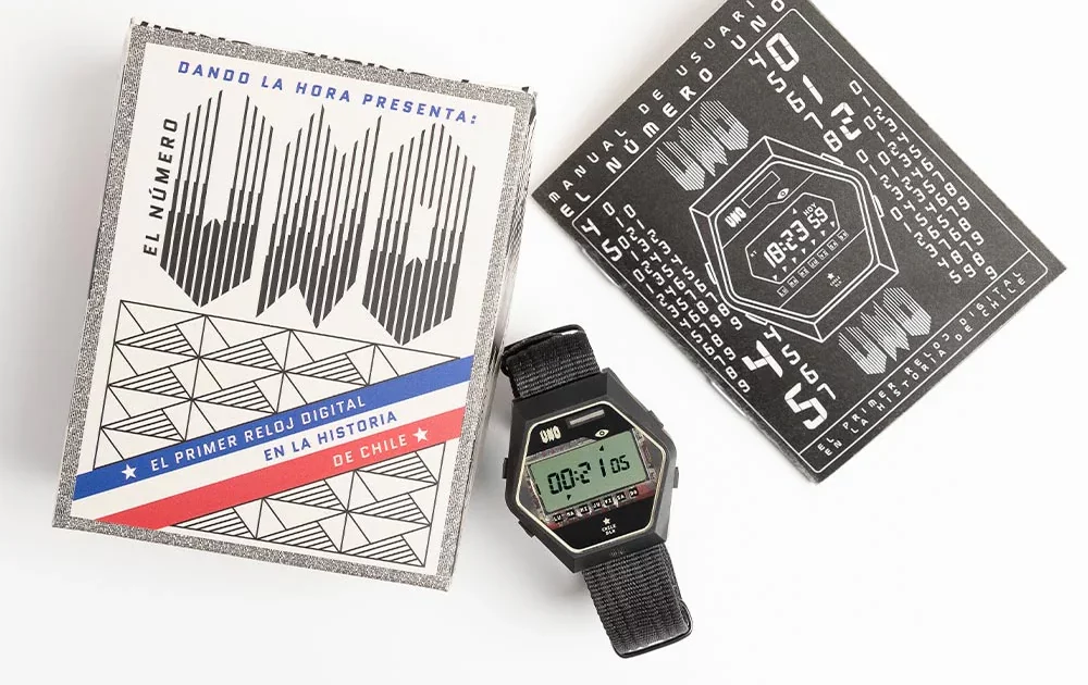 El primer reloj digital en la historia de Chile: Número Uno, te dice ...